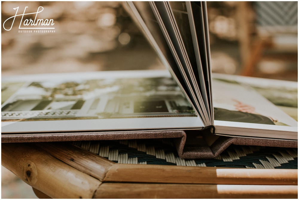 Vintage Wedding Albums NC | Hartman Outdoor Photography